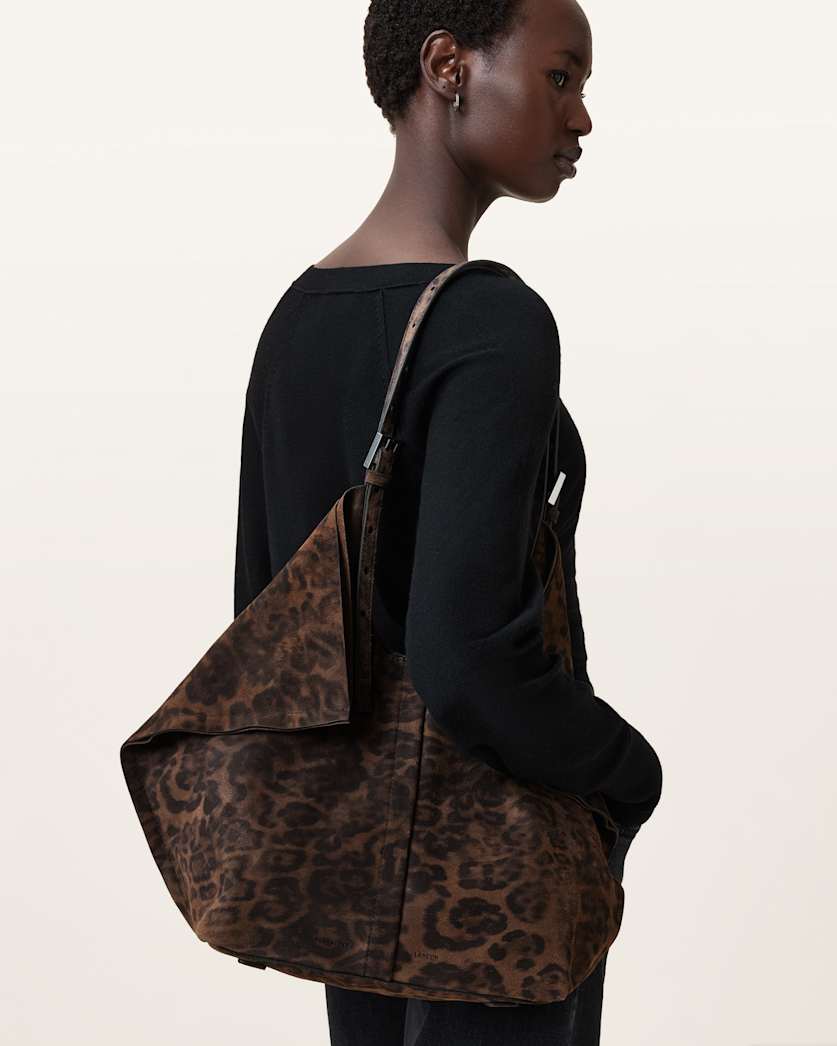 Ara Leopard Print Tote Bag LEOPARD BROWN | ALLSAINTS